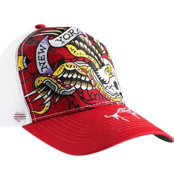 Ed Hardy | Accessories | New Ed Hardy Nyc Eagle Trucker Hat | Poshmark